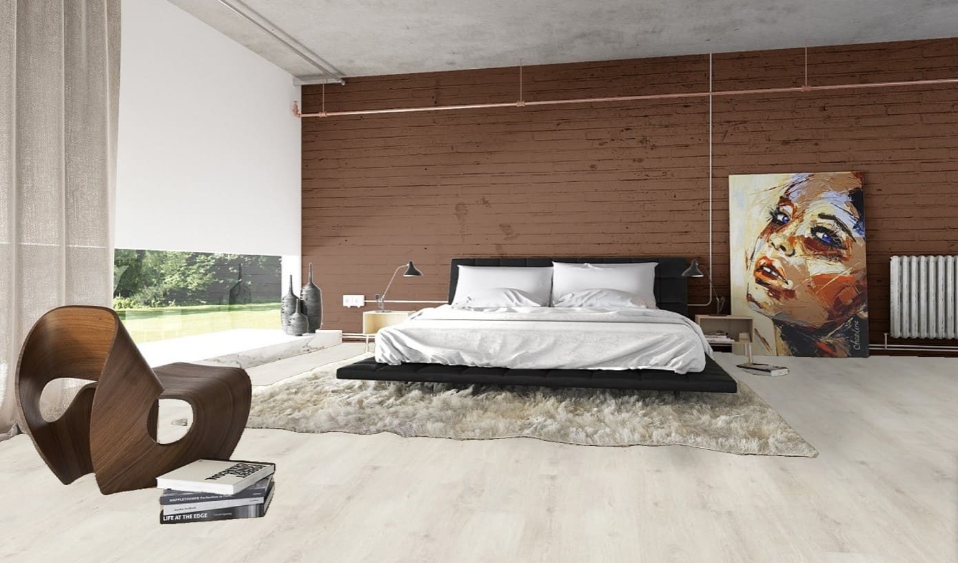 Ламинат Egger Pro Classic 32/без фаски EPL034 Дуб Кортина белый